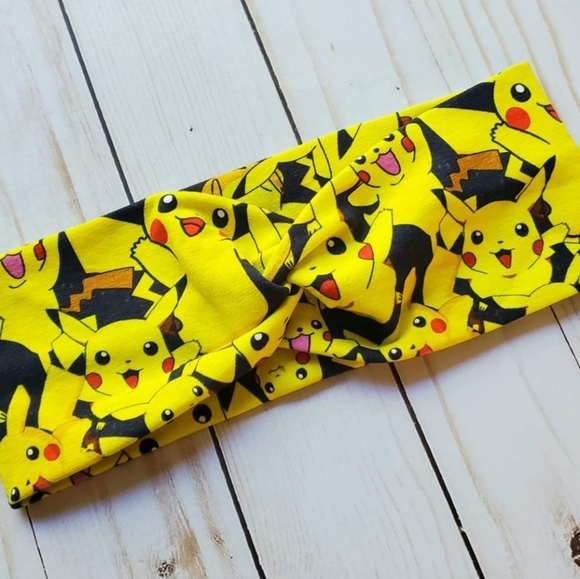Handmade | Accessories | Headband Pokemon Pikachu Twist | Poshmark